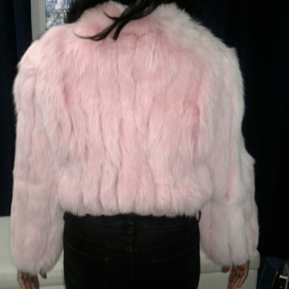 Fox | Jackets & Coats | Pink Fox Fur | Poshmark